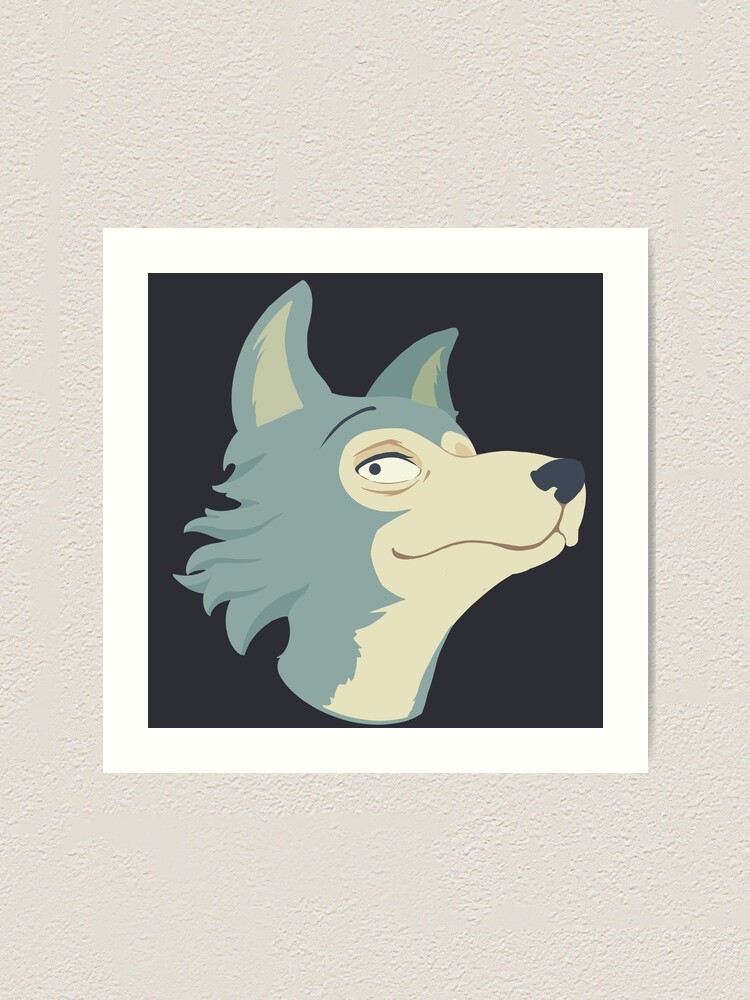 "BEASTARS Legoshi Flat Icon Logo" Art Print by PEUP | Redbubble