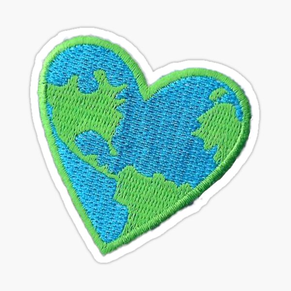 "Heart Planet Sticker" Sticker for Sale by designolo | Redbubble