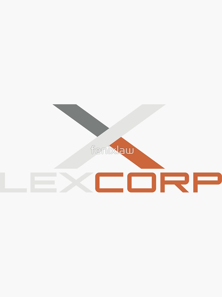 "Lexcorp" Sticker for Sale by fenixlaw | Redbubble