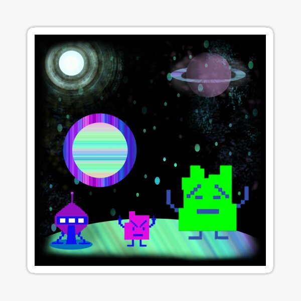Mooninites Stickers | Redbubble
