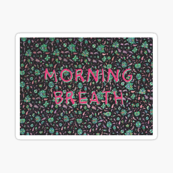 "Morning Breath Mask" Sticker for Sale by katemargoli | Redbubble