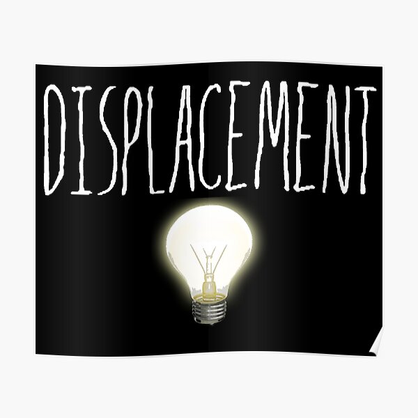 Displacement Posters | Redbubble