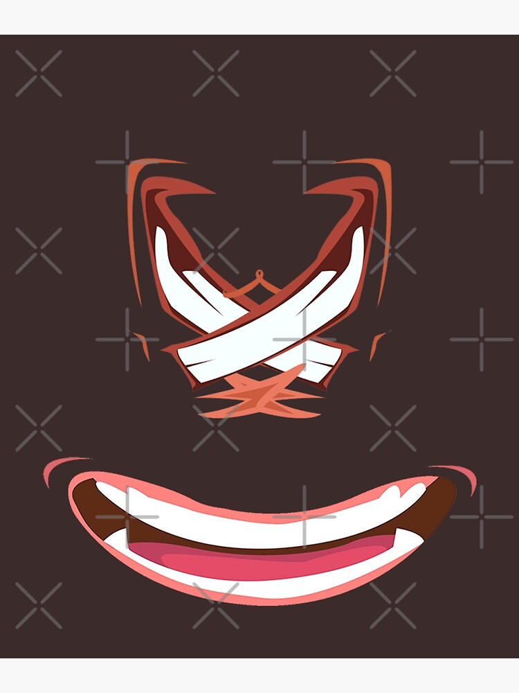 "XD Face Monster Lips And Smile Eyes Made From Mouths x D" Art Print ...