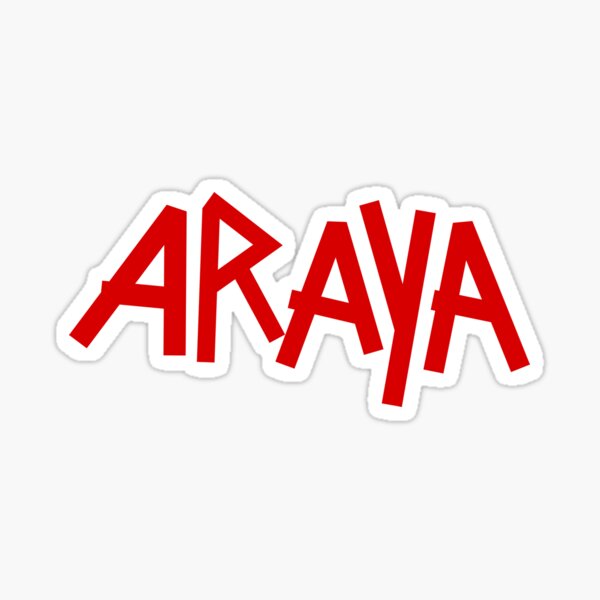 "Araya" Sticker by Gla-p | Redbubble