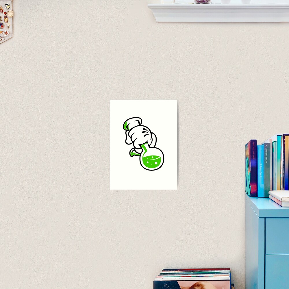 "Mickey Mouse Bong Design" Art Print by GammaRay | Redbubble