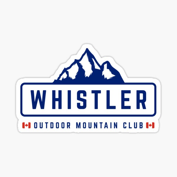 "Whistler Outdoors" Sticker by ForzaDesigns | Redbubble