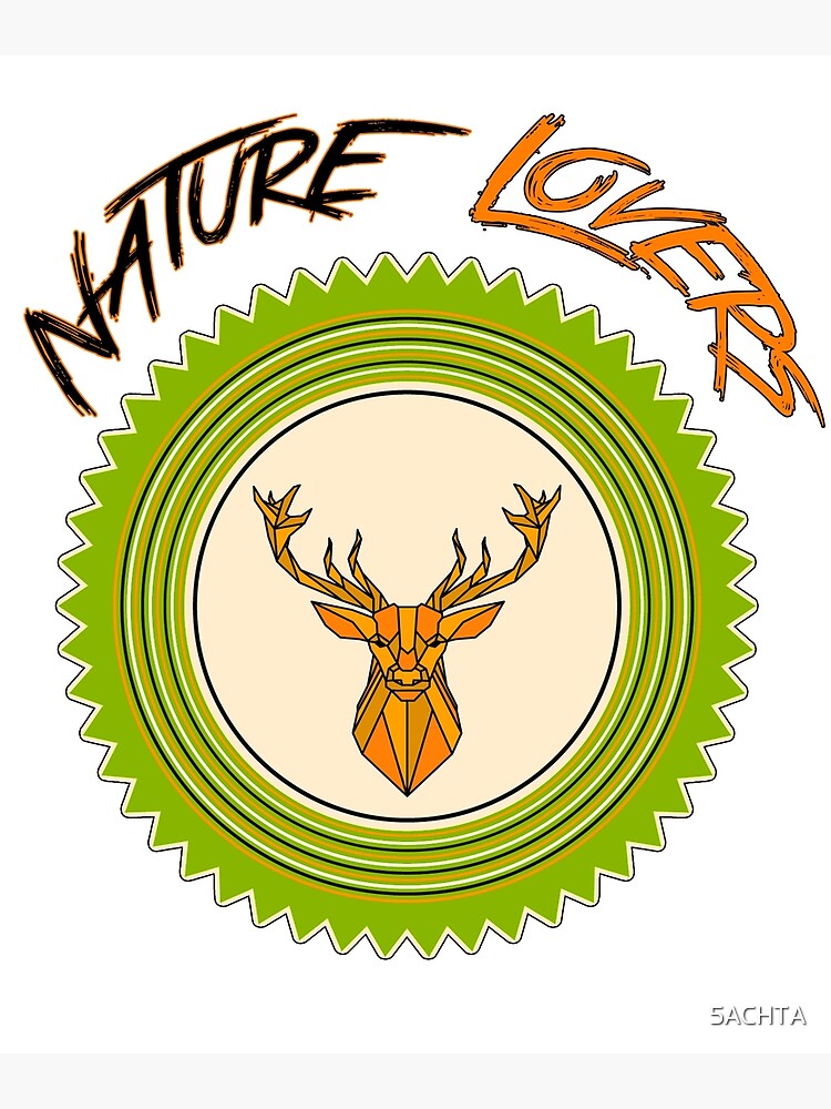 "Nature Friends Deer Logo" Poster for Sale by 5ACHTA | Redbubble
