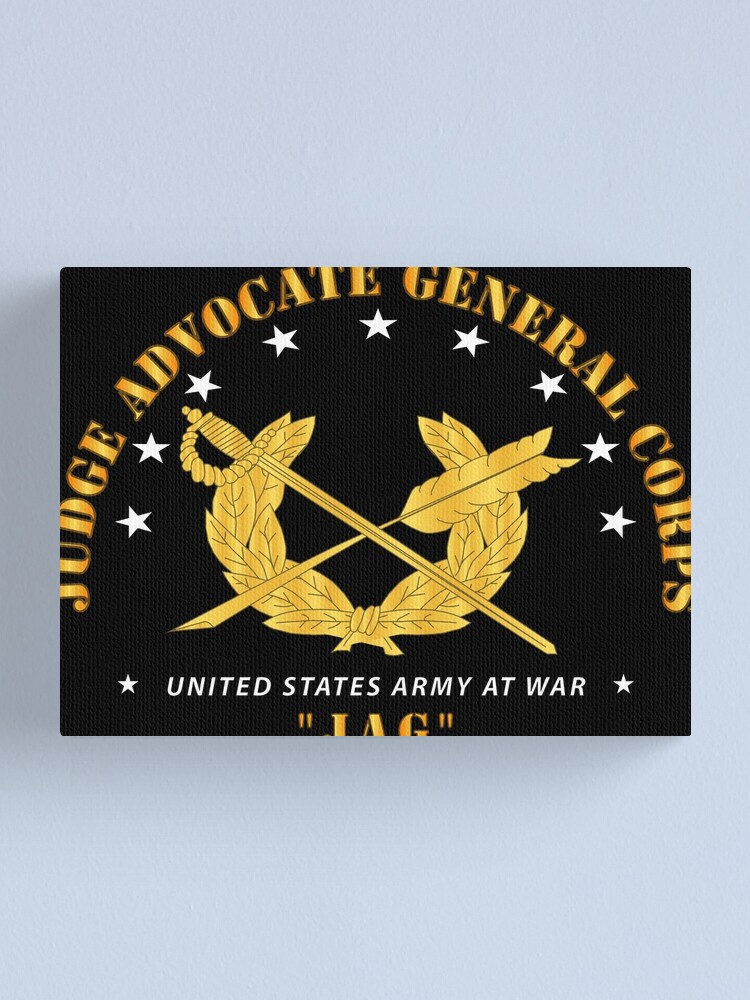 "Army - JAG Branch" Canvas Print for Sale by twix123844 | Redbubble