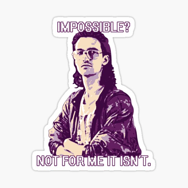 "Hackerman" Sticker for Sale by pornflakes | Redbubble