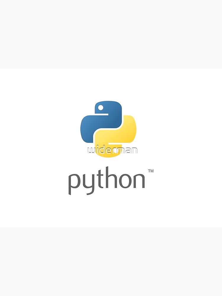 "Python Logo" Poster for Sale by widerman | Redbubble