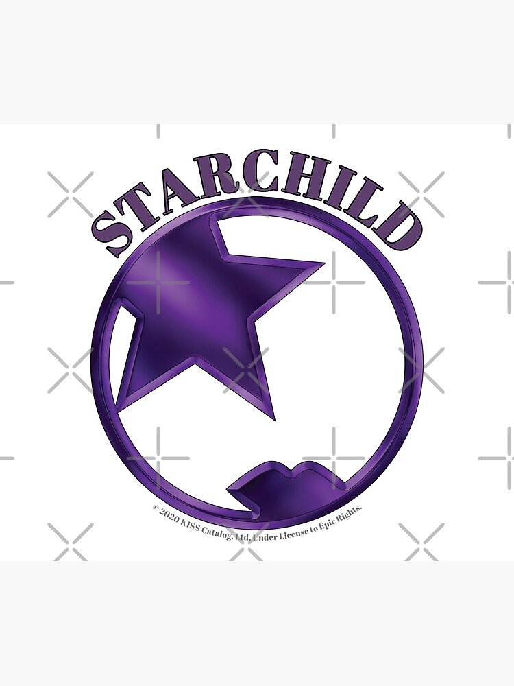 Póster «Obra de arte de Starchild púrpura - Redonda - Beso» de ...