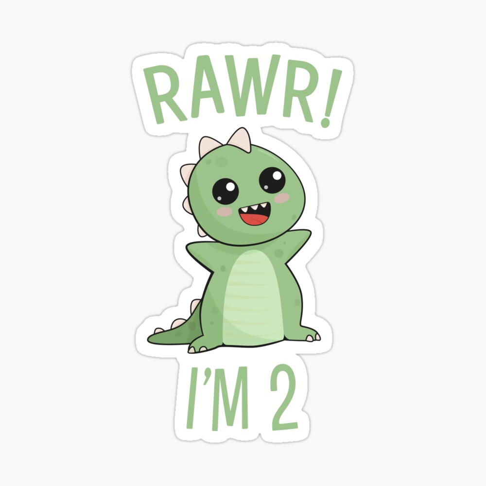 Cute Dinosaur Cartoon Rawr