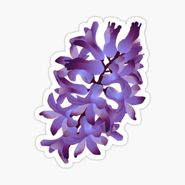 "PURPLE HYACINTH" Sticker for Sale by Cr1sV | Redbubble