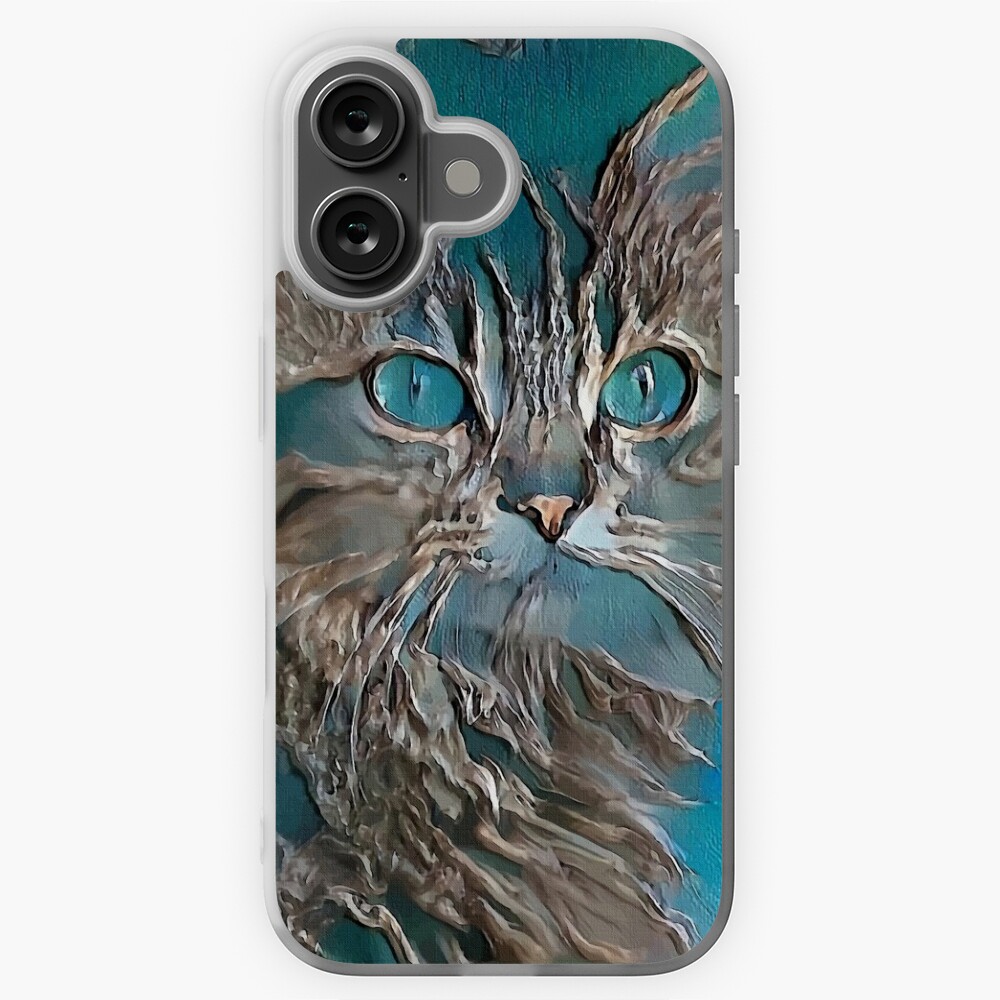 "Anjy, cat, cat, chat, kitty, kitten, lea roche paintings" Poster by L ...