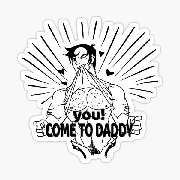 "COME TO DADDY" Sticker for Sale by acabral | Redbubble