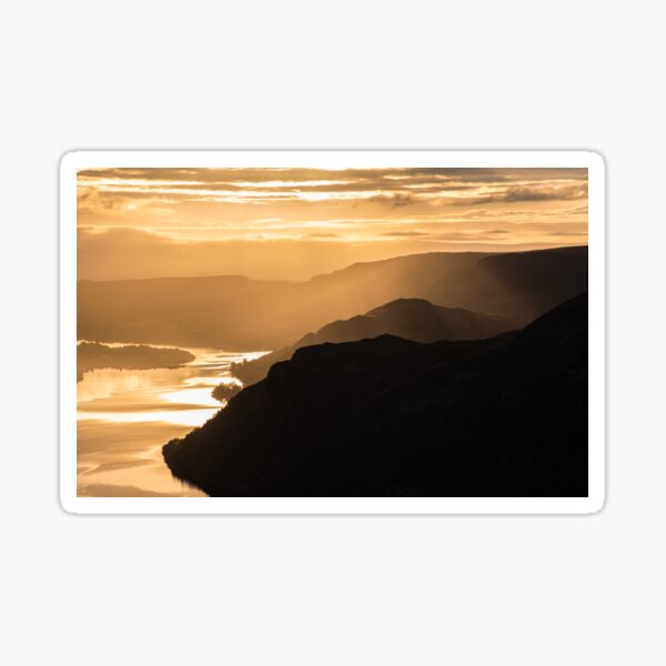 "Lake District - Spotlight on Hallin Fell" Sticker by rob3003 | Redbubble