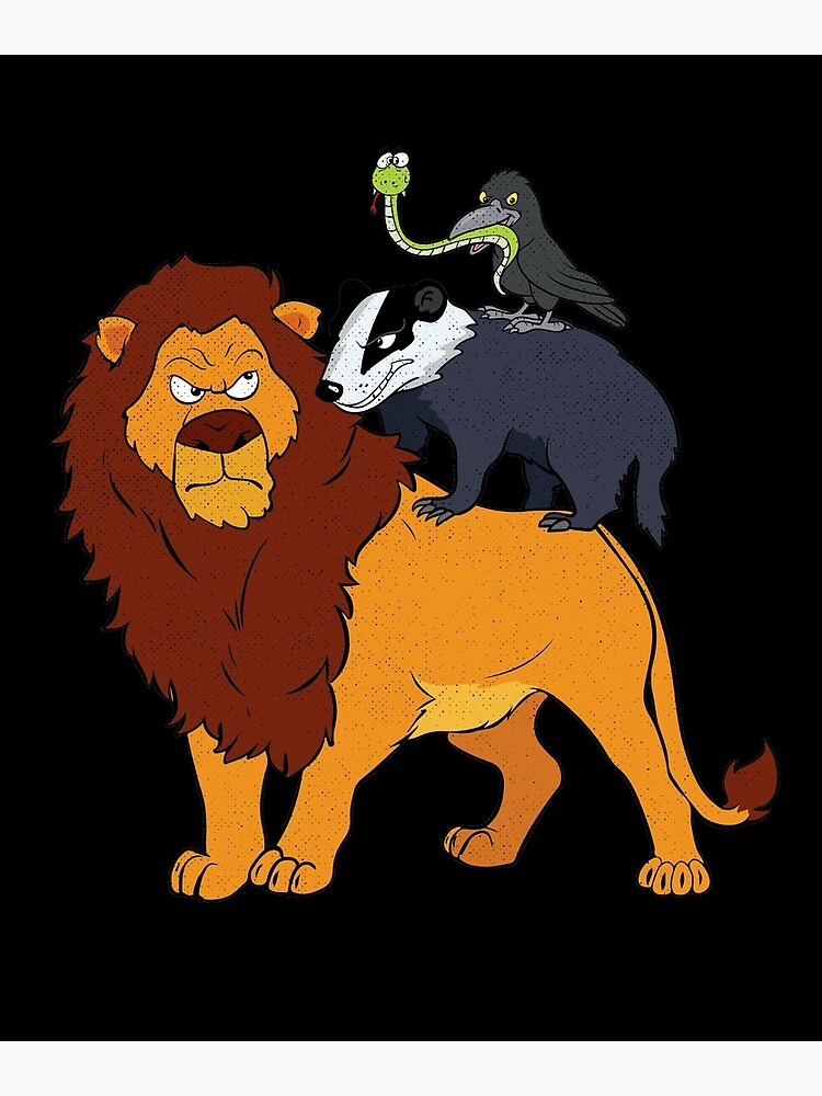 Póster «Lion Badger Raven Snake - Escudo de armas de los animales de ...