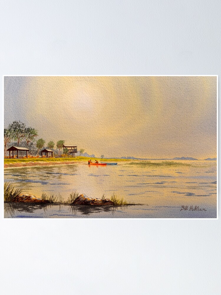 "Canoeing The Gulf Of Mexico" Poster for Sale by billholkham | Redbubble