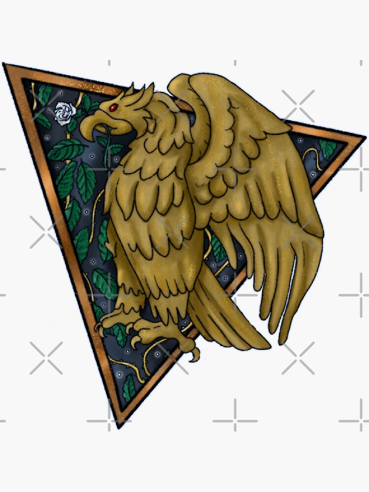 "Ruewen Crest" Sticker by nlmarte | Redbubble
