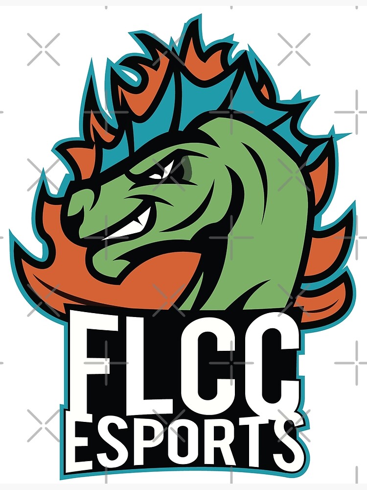 Póster «Logotipo de BIG Lake Monster con texto sobre fondo blanco ...