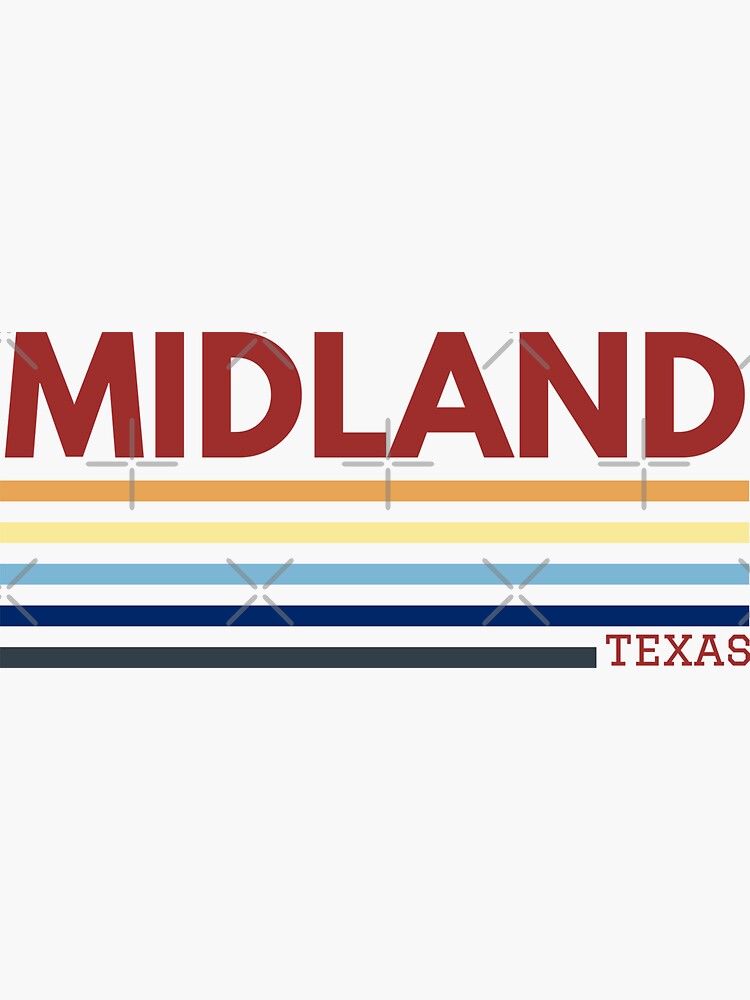 "Midland Texas" Sticker by Taumaturgo | Redbubble