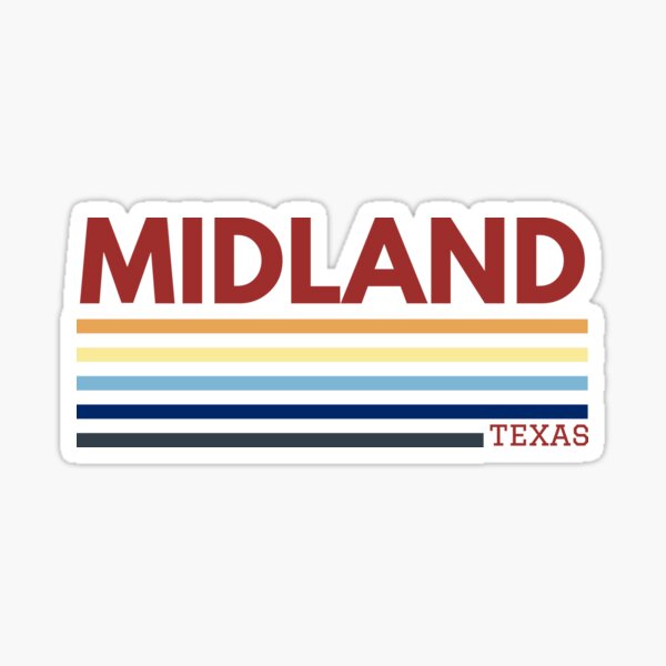"Midland Texas" Sticker by Taumaturgo | Redbubble