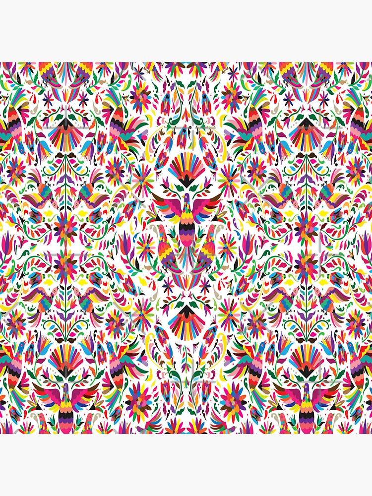 Textiles Tradicionales Mexicanos Lámina Artística Con La Obra