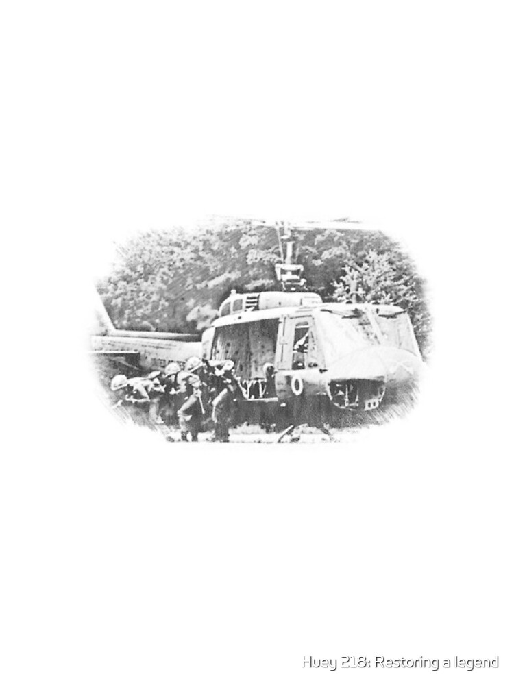 "Huey UH-1 landing, unloading troops in Vietnam" iPhone Case for Sale ...