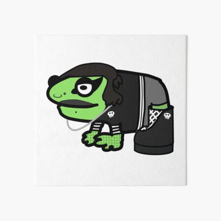 "Goth Frog" Art Board Print for Sale by firstroundpixel | Redbubble