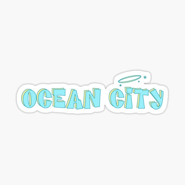 "Ocean City Bratz" Sticker for Sale by julesanderson | Redbubble