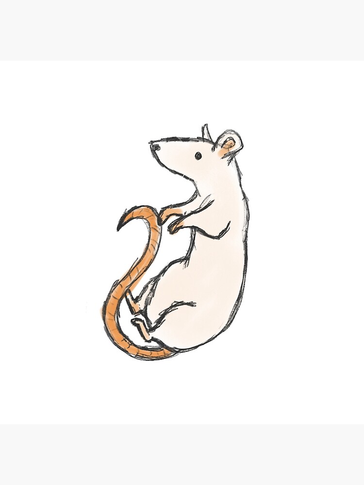 "Sketchy Floating Rat" Poster by EllarLion | Redbubble