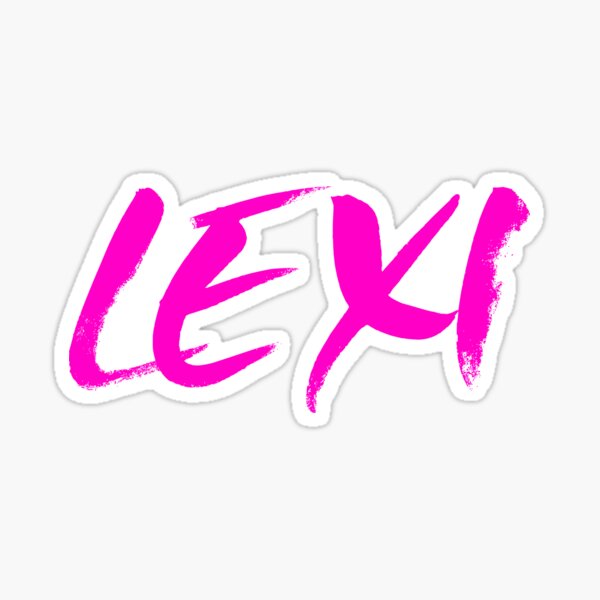 "Lexi Hensler" Sticker by Weirdu | Redbubble