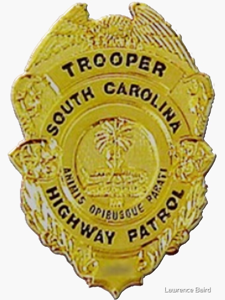 "South Carolina Highway Patrol" Sticker for Sale by lawrencebaird ...