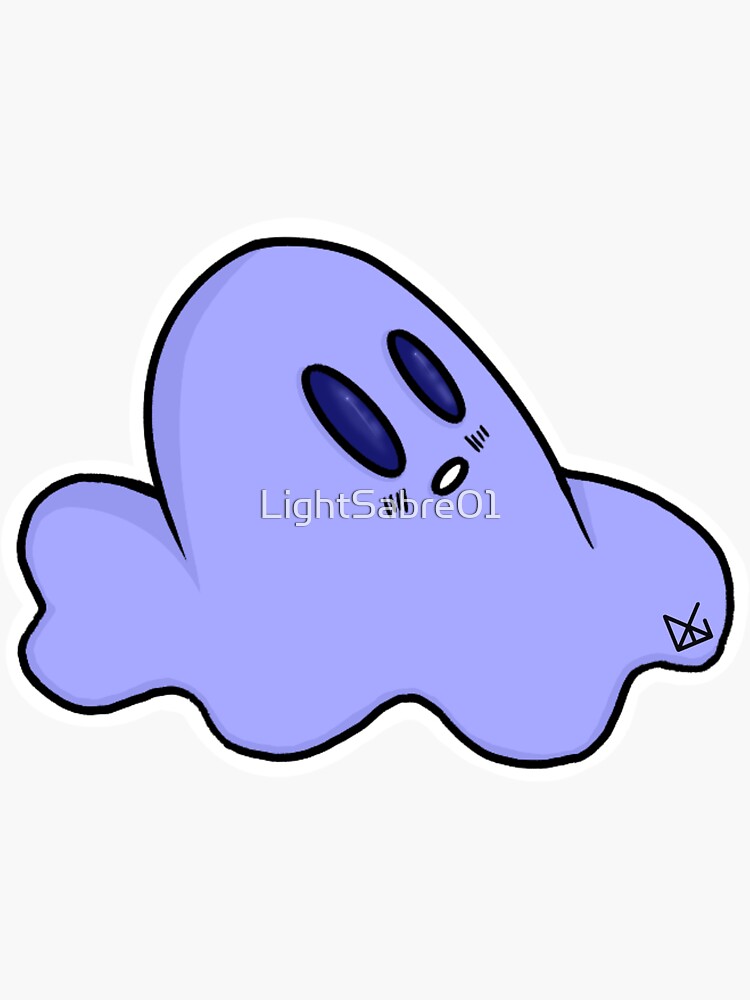 "Indigo Ghost" Sticker by LightSabre01 | Redbubble