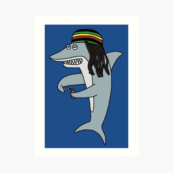 "Reggae-Hai" Kunstdruck von filiteo | Redbubble