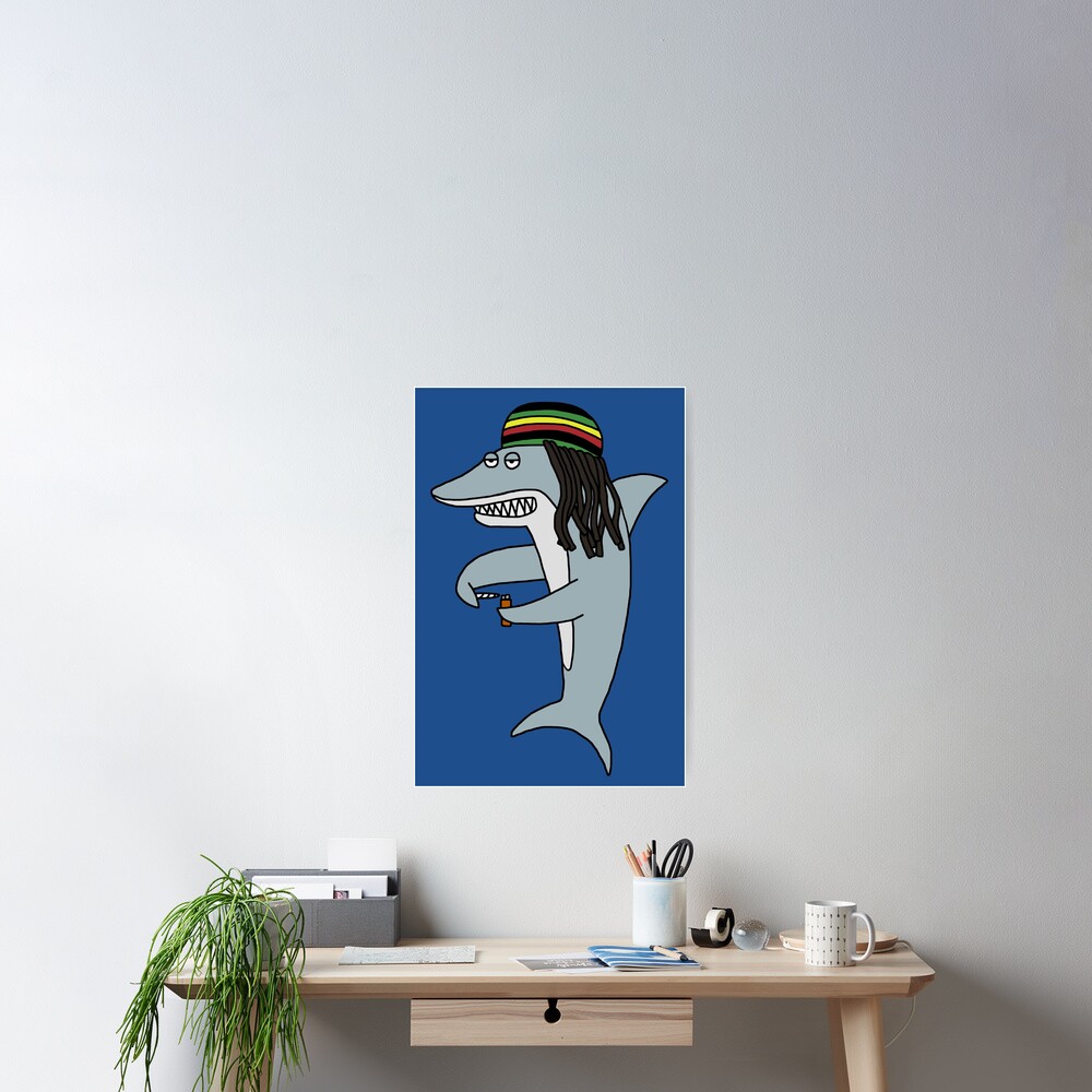 "Reggae Shark" Poster for Sale by filiteo | Redbubble