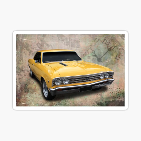 "Mid 60s Chevelle" Sticker by cars | Redbubble