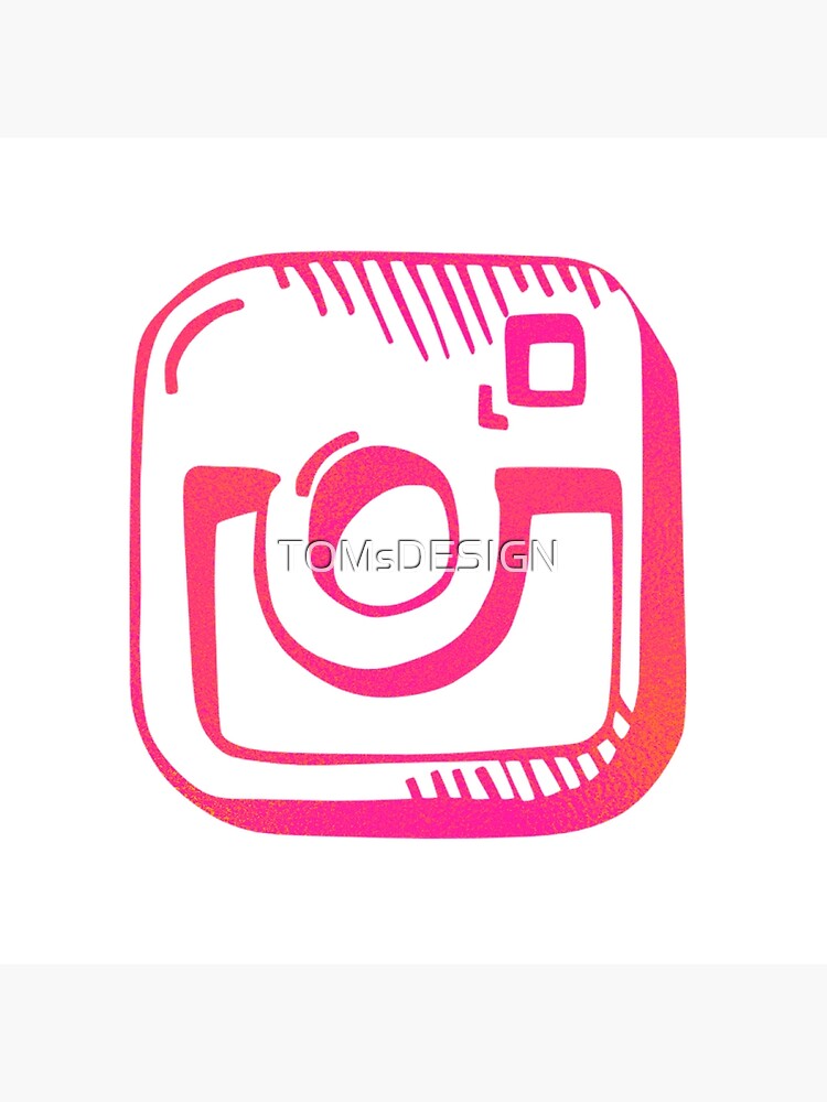 "Instagram comic logo" Photographic Print by TOMsDESIGN | Redbubble