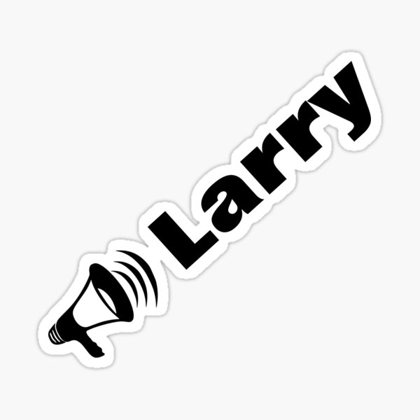 "Larry" Sticker by Onager | Redbubble