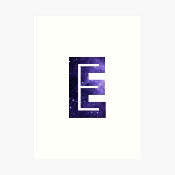 "The Letter E - Space" Art Print for Sale by alphamike | Redbubble