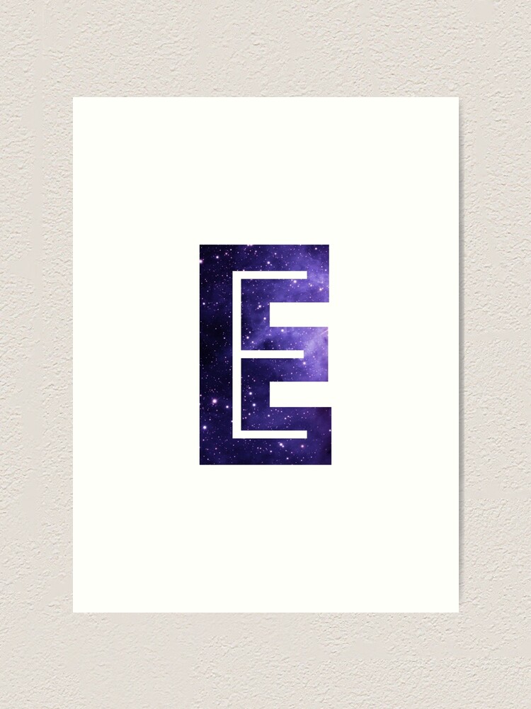 "The Letter E - Space" Art Print for Sale by alphamike | Redbubble