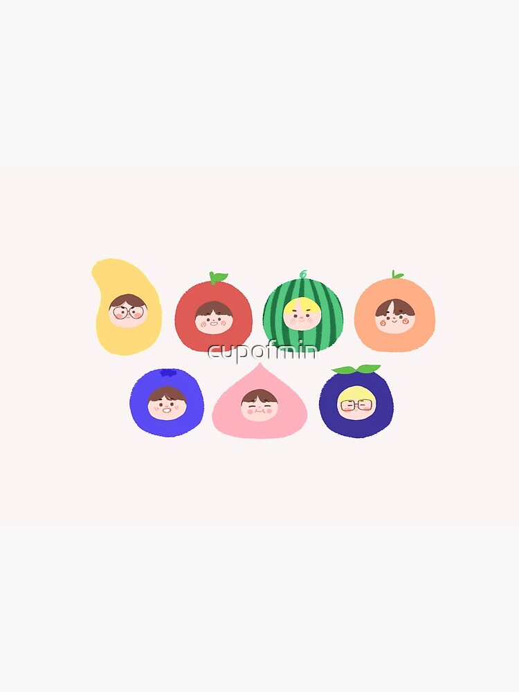 "ENHYPEN as fruits! (7 Members) ☆ I-LAND" Mask for Sale by cupofmin ...