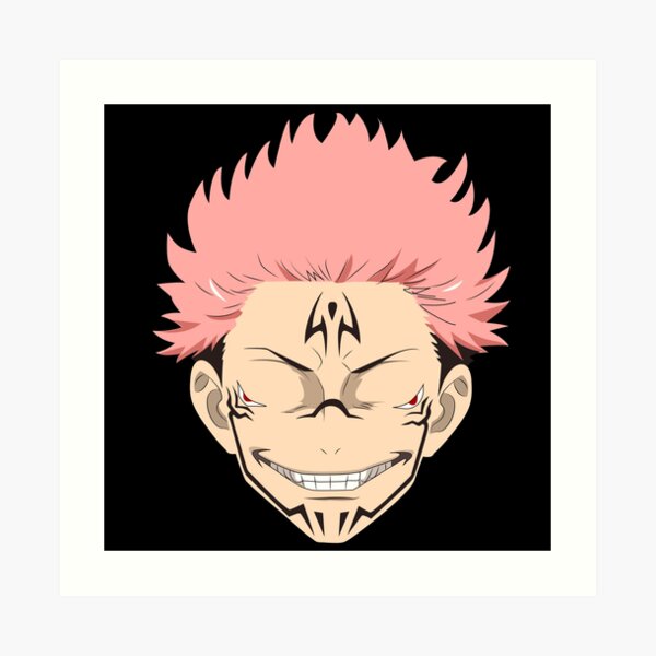 "Jujutsu Kaisen | Yuji Itadori Face" Art Print by GregUche | Redbubble