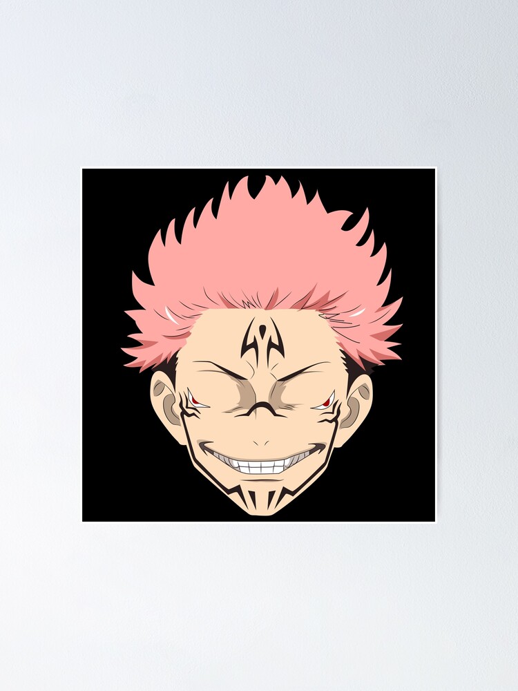 "Jujutsu Kaisen | Yuji Itadori Face" Poster for Sale by GregUche ...