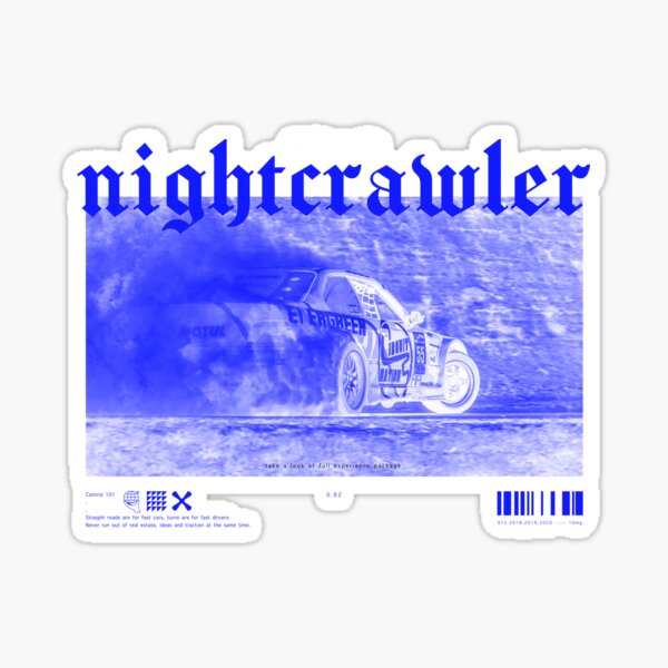"nightcrawler drift mode" Sticker by croeme | Redbubble
