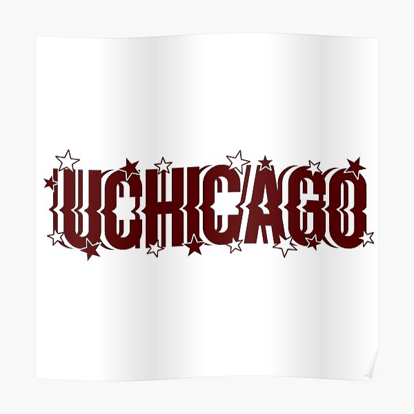 "UChicago Layered Stars" Poster for Sale by julesanderson | Redbubble