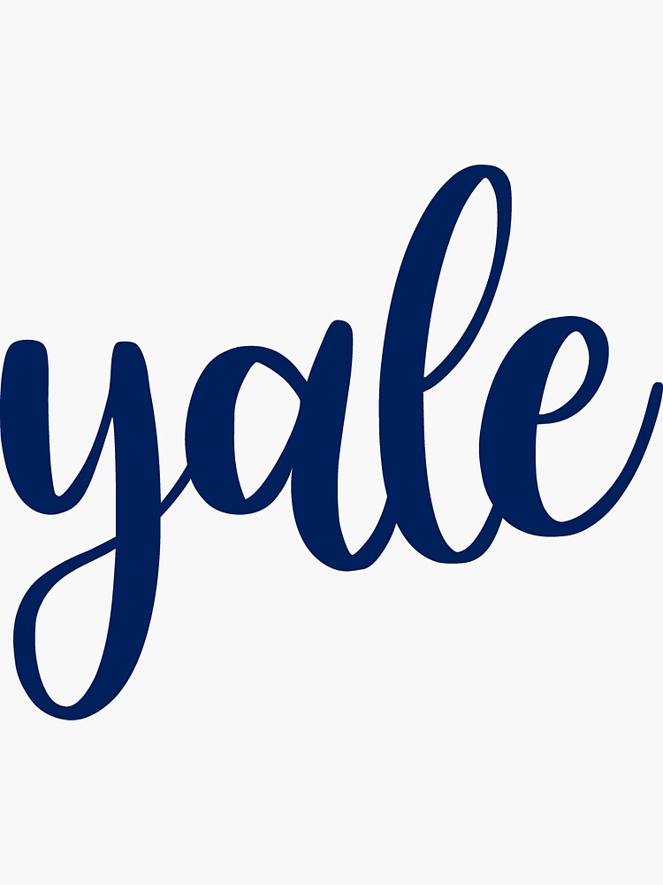 "yale university" Sticker by samanthaedelman | Redbubble