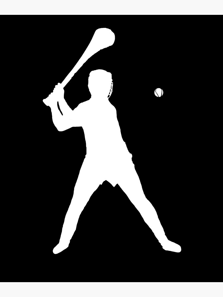 "Hurling T-Shirt Irish Hurling Silhouette St. Patricks Day " Poster by ...