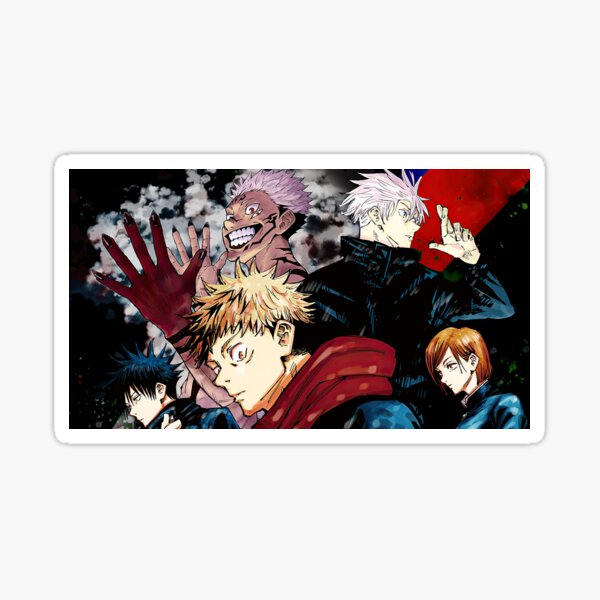 "Jujutsu Team" Sticker by Starixe | Redbubble