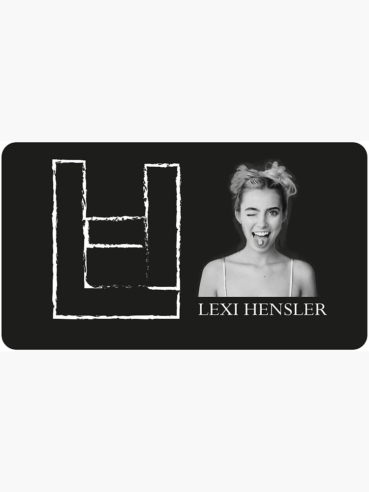 "LEXI HENSLER" Poster for Sale by DolidStore | Redbubble
